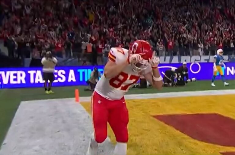 Travis Kelce Shows Off New Dance Moves After First TD of The Season